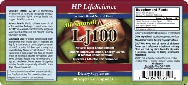 LJ100 Tongkat Ali® | Herbal Powers